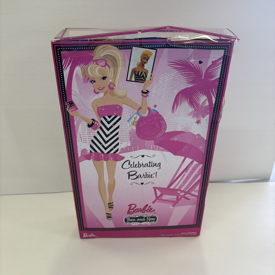 2008 Mattel Then and Now Bathing Suit Barbie Doll P8038 Target ...
