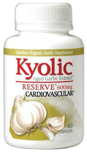 Kyolic Reserve Aged Garlic Extract Cardiovascular 600mg 60 Capsules for ...