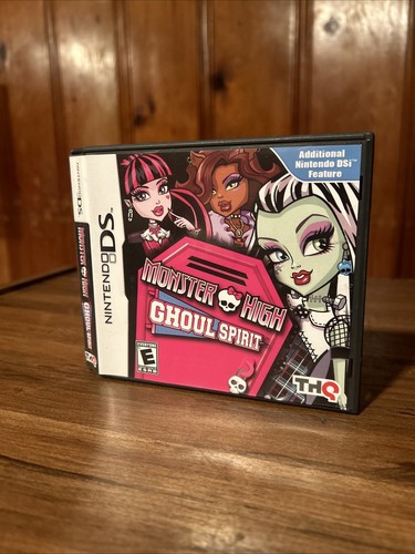 NO GAME! THQ Monster High Ghoul Spirit (Nintendo DS, 2011) CASE AND ...