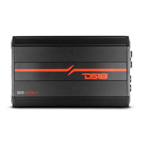 DS18 Car Audio Full Range 4-Channel 1200 Watt Speaker Sub Amplifier SXE ...