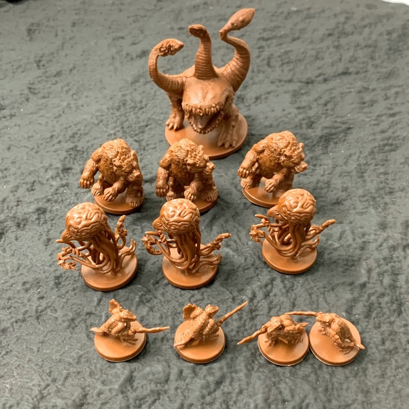 34PCS Monster Wizard Enemy Hero Wrath of Ashardalon DND Board Game ...