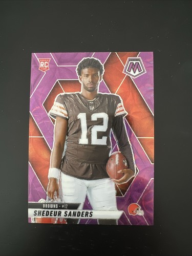 2025 Panini Mosaic Shedeur Sanders Purple Scope Image Variation (RC) No ...