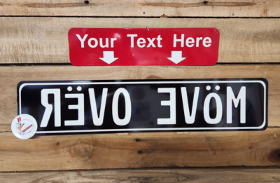 MOVE OVER, EURO STYLE TAG, BMW, European license plate, umlauts, all ...