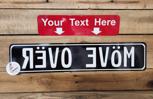 MOVE OVER, EURO STYLE TAG, BMW, European license plate, umlauts, all ...