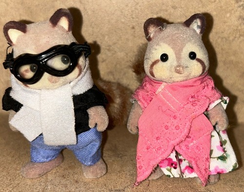 Sylvanian Families Calico Critters Mulberry Raccoon Grandparents | eBay