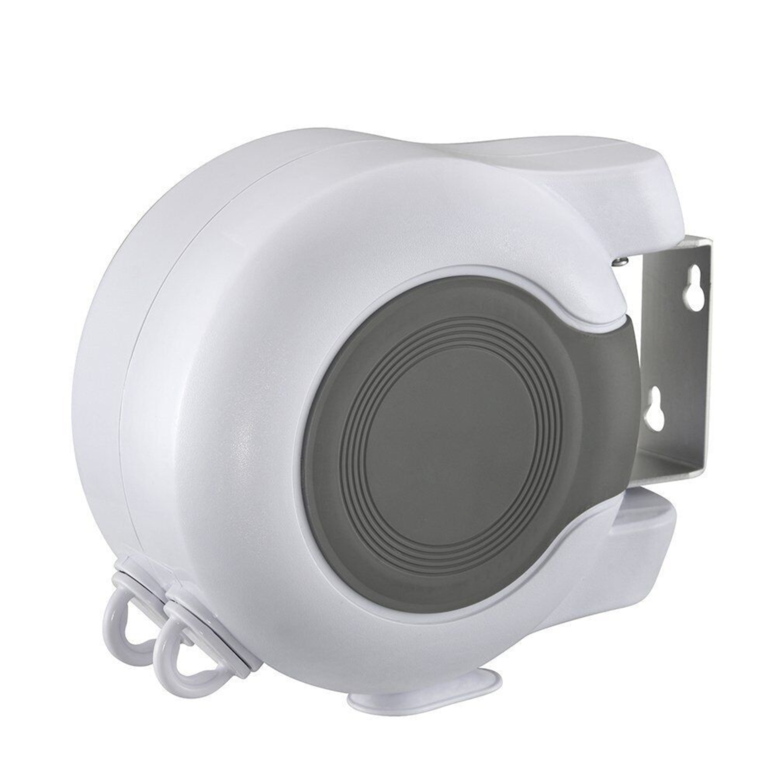 15m/30m retractable clothes reel double washing line wall mounted ...