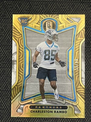 CHARLESTON RAMBO 2022 Panini Gold Standard WHITE GOLD # /49 ROOKIE ...