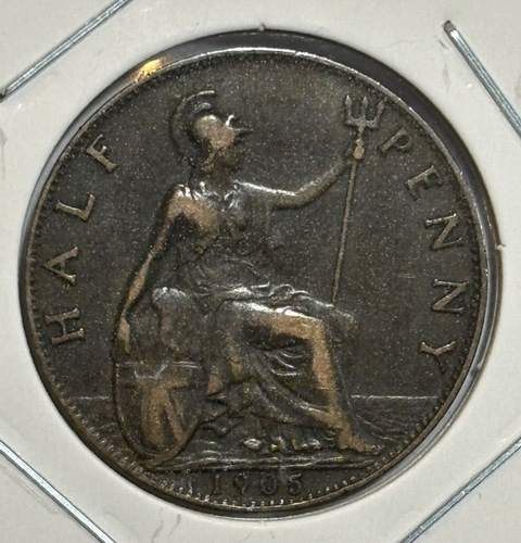 1905 Great Britain 1/2 Penny - Edward VI Coin | eBay