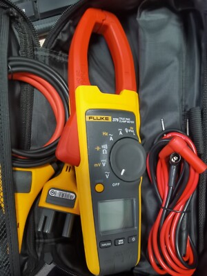 FLUKE 376 True RMS AC/DC Clamp Meter with Iflex Cable, Leads and case ...