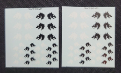 Space Wolves Flyer 2x Transfer Sheet Astartes Legion Imperialis ...