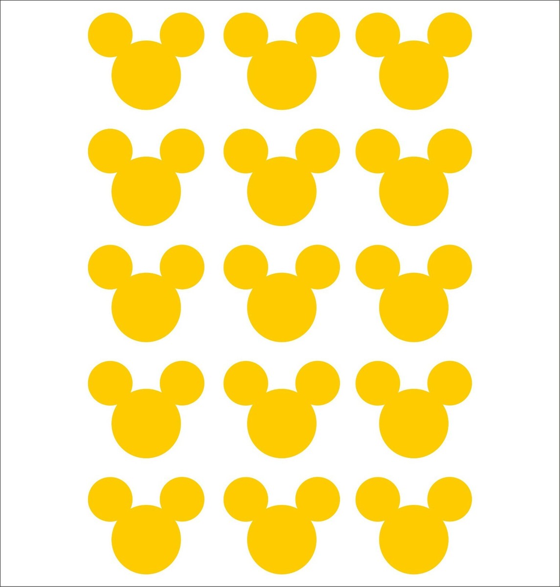 Mickey Mouse Head Wall Decals High Def Images Mickey Mouse Vector