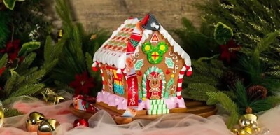 🎄2024 DISNEY PARKS MICKEY & MINNIE GINGERBREAD HOUSE POPCORN BUCKET NEW ...
