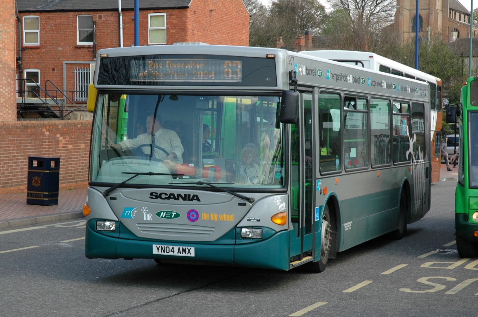 Nottingham City Transport Scania Omnitown 207 6x4 Quality Bus Photo ...