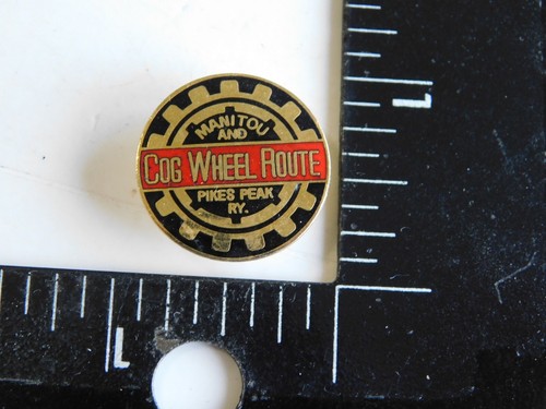 COG WHEEL ROUTE MANITOU & PIKES PEAK RY TRAVEL PIN | eBay