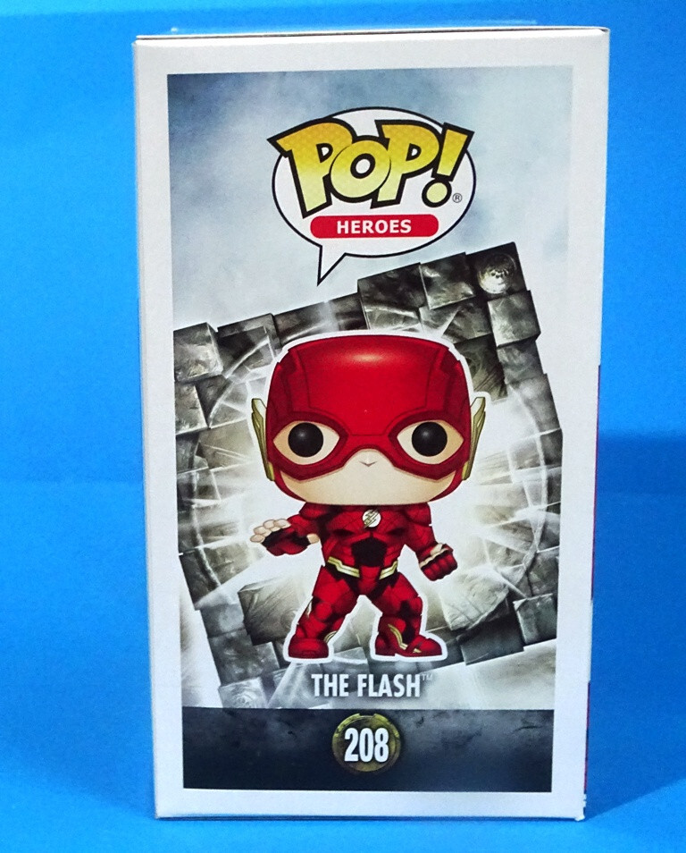 Funko POP! DC Justice League #208 THE FLASH MIB 2017 release +P/prot ...