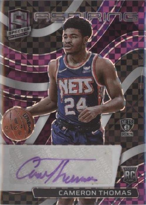 2021-22 Panini Spectra - Aspiring Autographs Cameron Thomas #AA-CTH ...