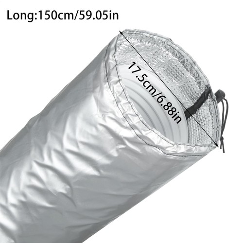 Portable Ac Hose Insulation Sleeve Adjustable Ac Pipe Insulation Home ...