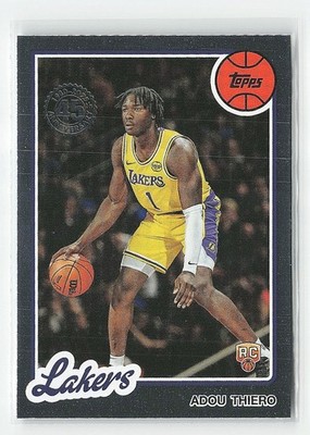 2025-26 Topps Basketball Adou Thiero 1980-81 #80BK-79 RC Los Angeles ...