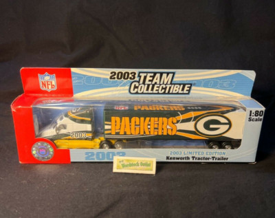 Green Bay Packers 2003 1:80 scale die cast tractor trailer semi Truck ...