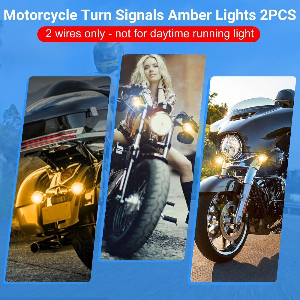 4X Amber Turn Signals Blinkers For Suzuki Intruder Volusia VS VL 800 ...