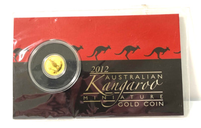 2012 Mini Roo Kangaroo Gold Coin 0.5g .9999 Fine AU Perth Mint #627B | eBay