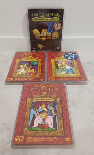 THE SIMPSONS CLASSICS + TREEHOUSE OF HORROR / TV SERIES - 4 DVD SET REGION 4 PAL | eBay