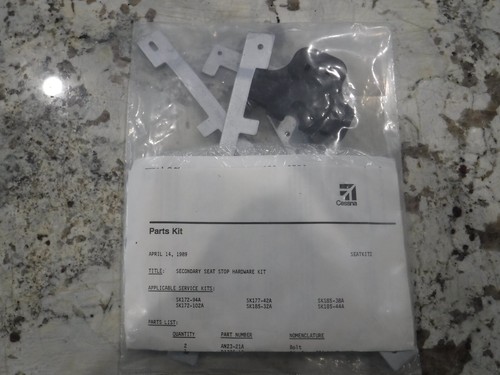 Cessna Secondary Seat Stop Hardware Kit P/N SEATKIT2, SK172-94A | eBay