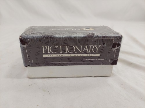 Vintage 1987 Pictionary Game Second Edition Card Set Box 133 New Sealed ...