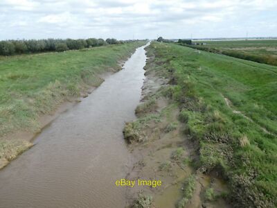 Photo 6x4 Hundred Foot Drain, from the bridge at WWT Welney Wetland ...