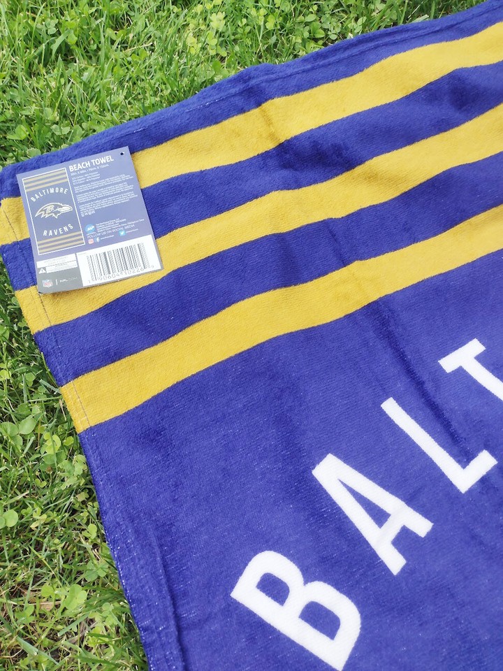 30 x 60 Striped beach towel - NFL - Pick Your Team - NFL FOOTBALL Beach ...