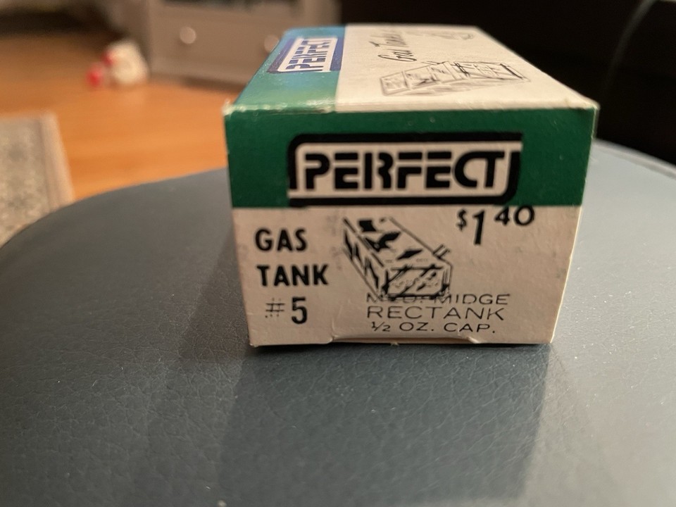 VINTAGE "PERFECT" Model Airplane Gas Tank #5 RC Fuel Tank w/ Original ...