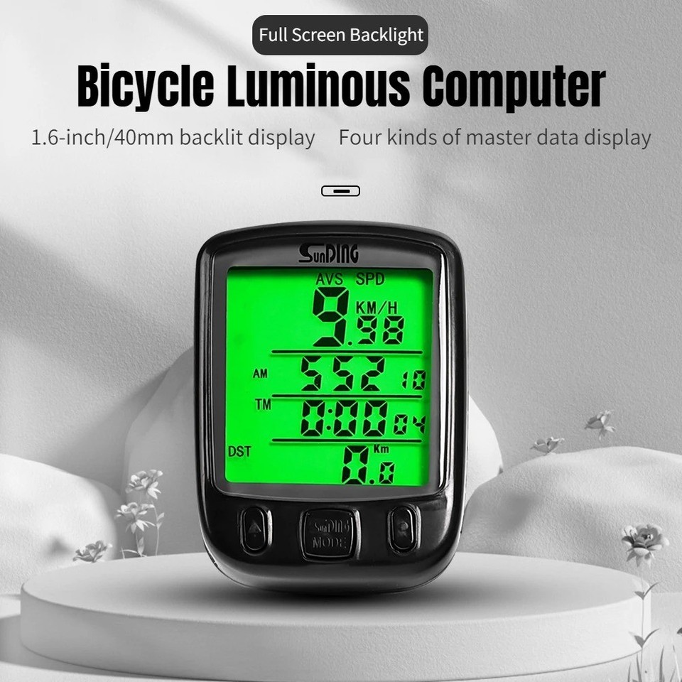 Bike Bicycle Speedometer Cycle Digital Odometer Computer Waterproof ...