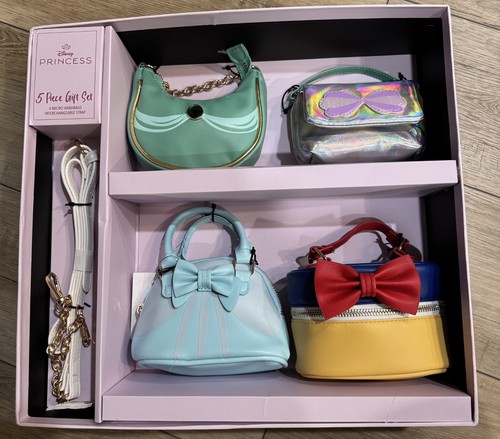 Authentic Disney Princess 5 piece Set Micro Purses Interchangeable ...
