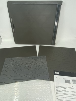 Stamping Up Simply Scored Scoring Tool Board Stylus + Borders Plate ...