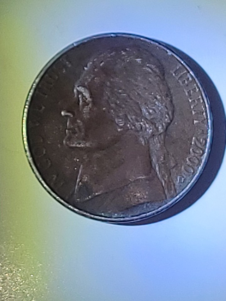2000D Jefferson Nickel Annealing Error Black Beauty 4.88g | eBay