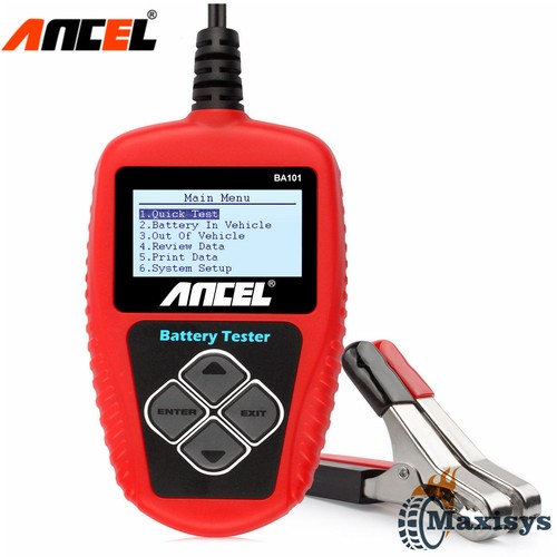 Ancel 12V Car Battery Analyzer Portable Load Tester ANCEL BA101 Up to ...