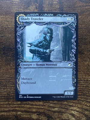 Shady Traveler (Showcase) 291 Innistrad: Midnight Hunt MTG Magic D7898 ...