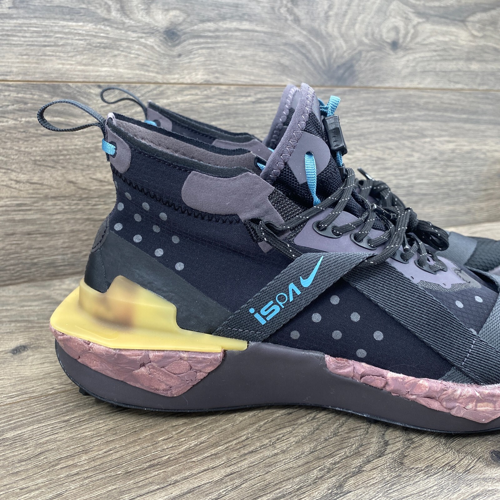 Nike Drifter Split ISPA Sneakers Shoes Men's Size 7.5 Iron Grey Black ...