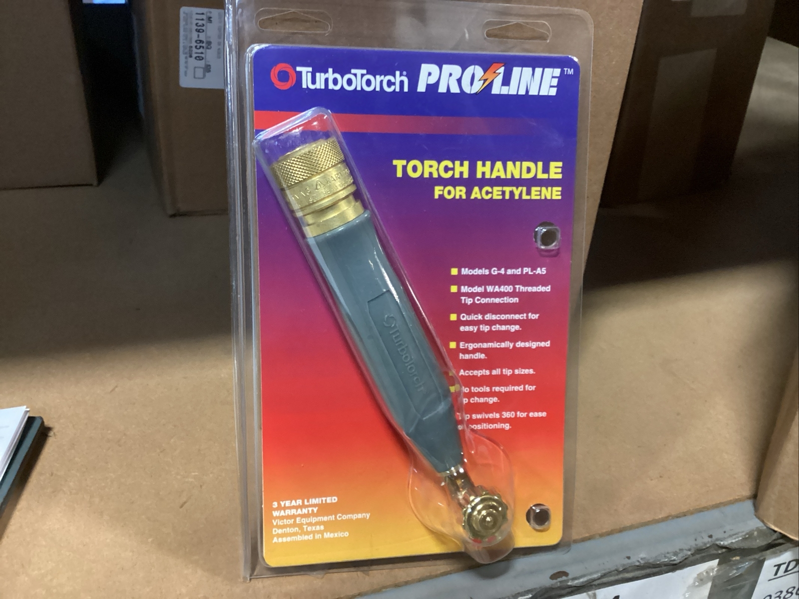TurboTorch G-4 Torch Handle 0386-0308 For Acetylene Gas **New** | eBay