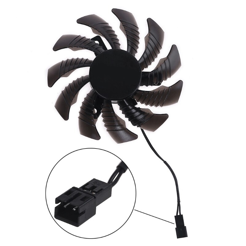 1/3pcs 75mm 2/3pin T128010SU Graphics Video Card Cooling Fan for GTX970 ...