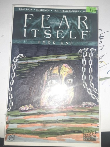 💀 Fear Itself book one #1 Blank Variant original artwork of the Evil ...