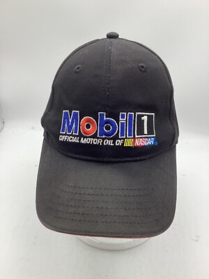 Mobil 1 (Pegasus) NASCAR Black Adjustable Cotton Baseball Cap H6 | eBay