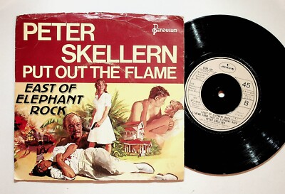 1978 Peter Skellern Put Out The Flame East Of Elephant Rock Vinyl 45 ...