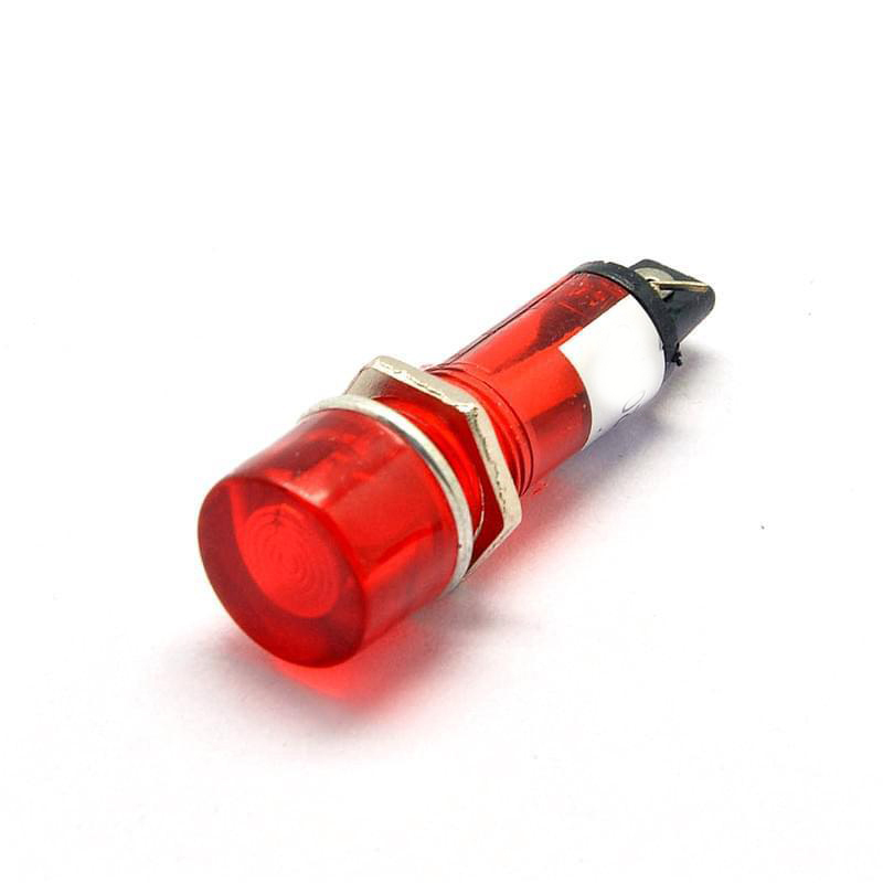 US Stock 5pc Red XD10-3 24V DC 10mm Power Signal Indicator Light Mini ...