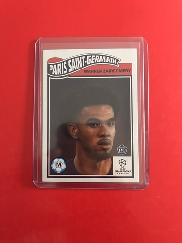 Topps Living Set Ucl Warren Zaire-Emery Rooki Paris #556 Mint Card | eBay