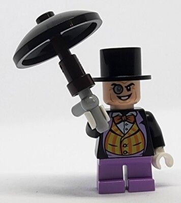 LEGO Minifigure Batman The Penguin Bright Waistcoat with Umbrella (L7 ...