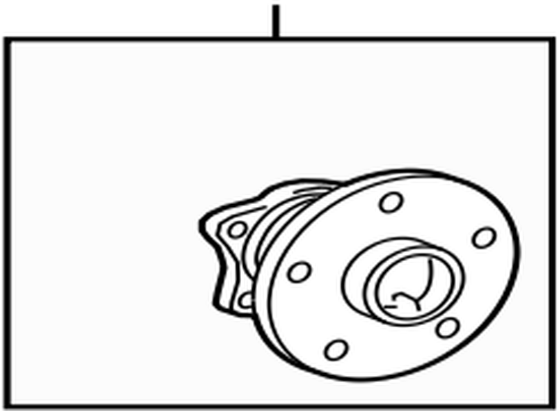 42450-33080 Toyota Hub & bearing assy, rear axle, rh 4245033080, New ...