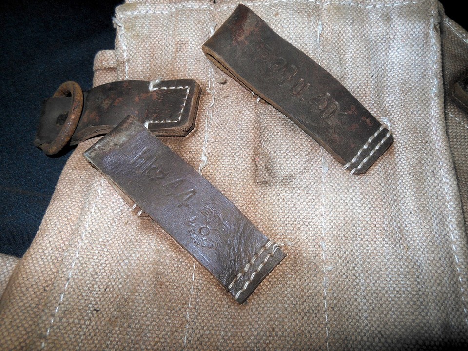 WW2 German Wehrmacht - MP38 / MP40 CANVAS MAGAZINE POUCHES ...