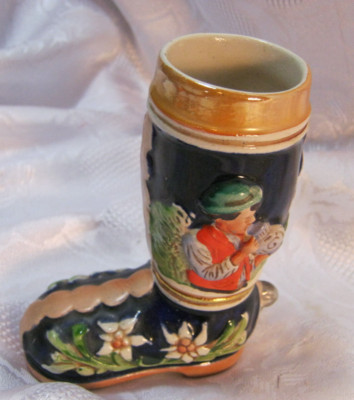 4" Boot Beer Mug Stein Vintage | eBay