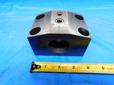 1 1/2" I.D. BORING BAR LATHE BOLT ON TOOL HOLDER BLOCK 81MM X 45MM BOLT ...